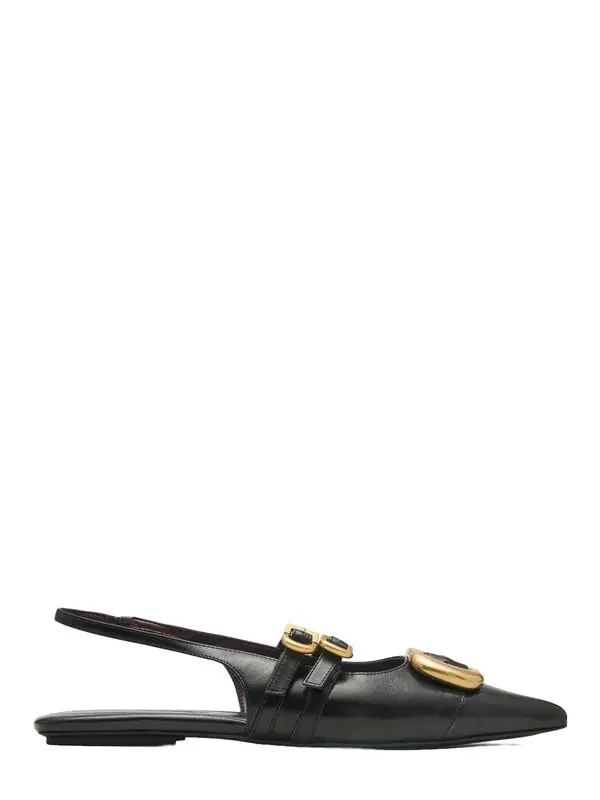 Marc Jacobs Doll Slingback Ballerinas - Black