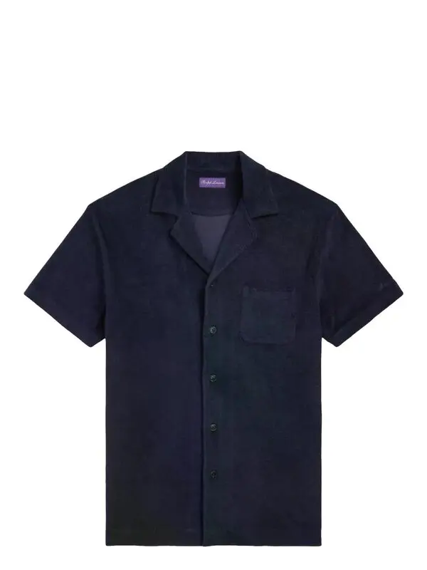 Ralph Lauren Purple Label Terry-cloth Shirt - Blue
