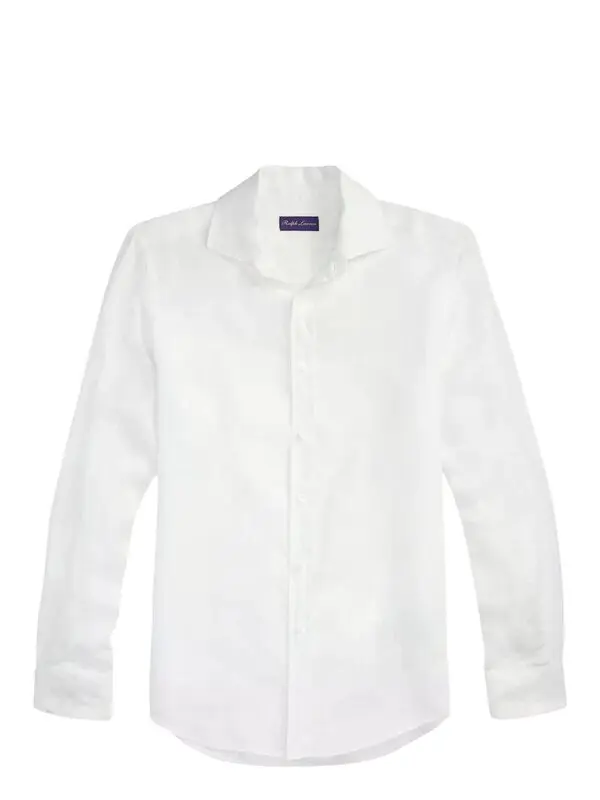 Ralph Lauren Purple Label Linen Shirt - White