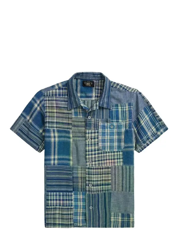 Ralph Lauren Patchwork Short-sleeve Shirt - Blue