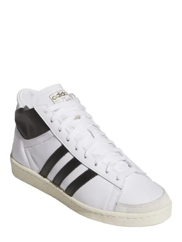 Adidas Jabbar Hi High-top Sneakers - Cloud White / Core Black / Off White
