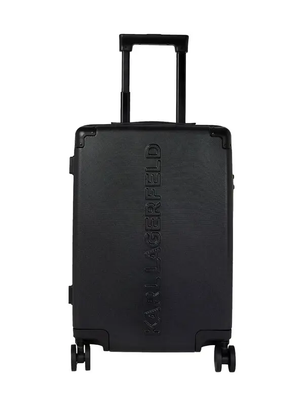 Karl Lagerfeld Hard-shell Cabin Suitcase - Black