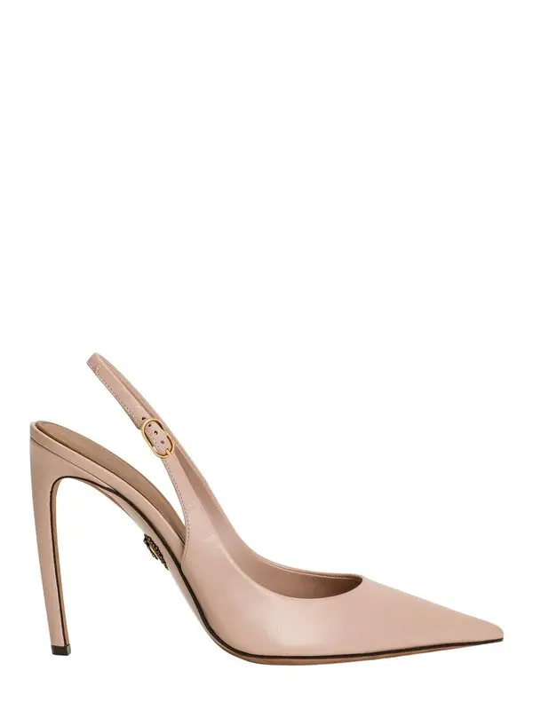 Dolce & Gabbana Goatskin Slingbacks - Pale Pink