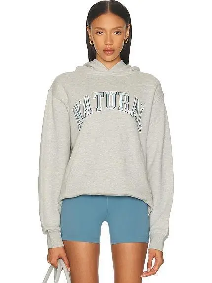 MUSEUM OF PEACE & QUIET Natural Graphic Hoodie - Ash