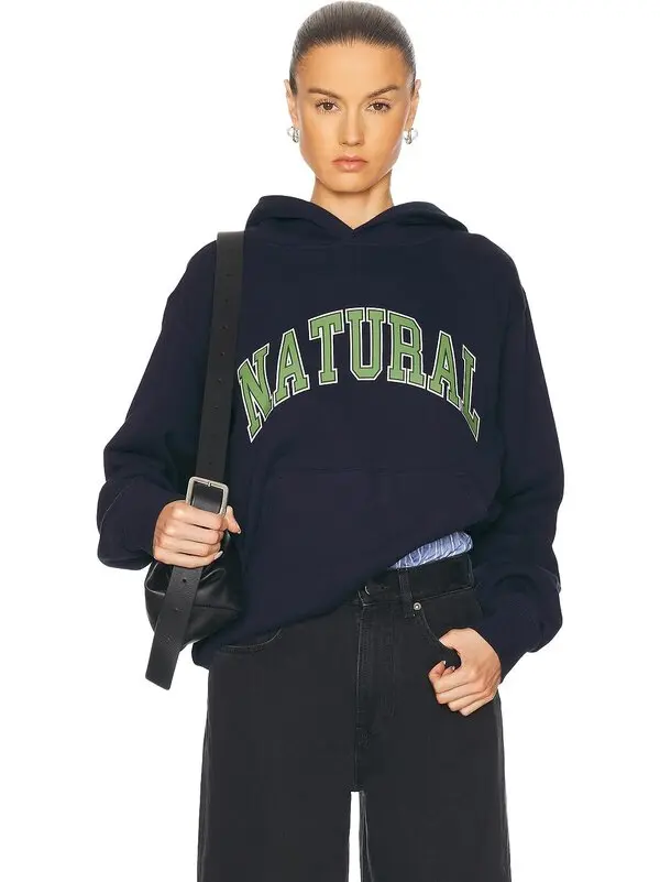MUSEUM OF PEACE & QUIET Natural Hoodie - Navy
