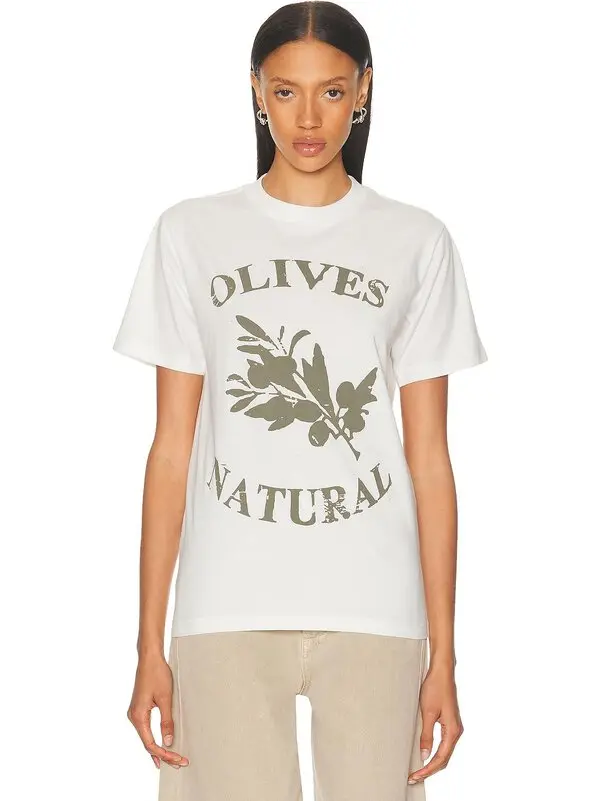 MUSEUM OF PEACE & QUIET Olives Tee - White