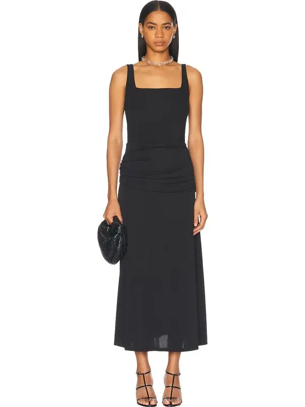Johanna Ortiz Plant Of Joy Ankle Dress - Black