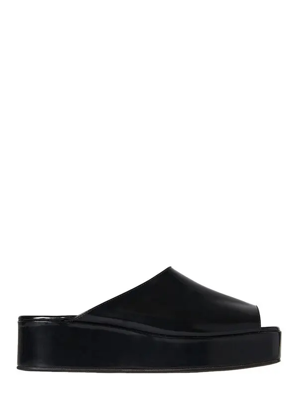 THE ROW Emi Flatform Sandal - Black