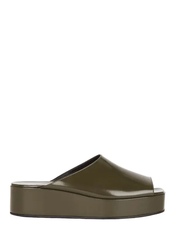 THE ROW Emi Flatform Sandal - Khaki