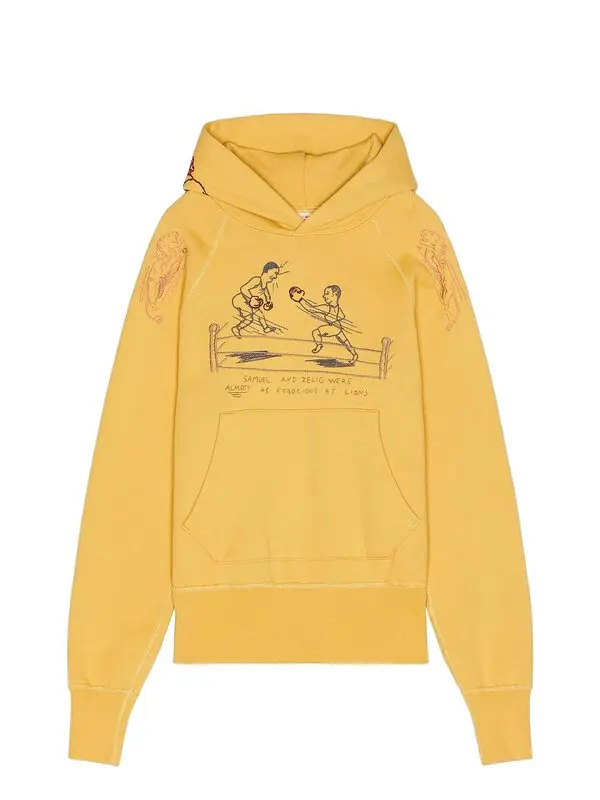 SAMUEL ZELIG Yearbook Hoodie - Yellow