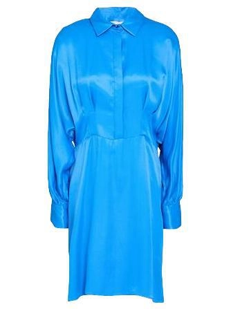 Liu Jo Better Mini" Dress In Lime Viscose And Rayon - Azure