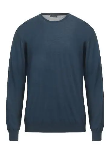 Rossopuro Cotton Crewneck Sweater - Blue