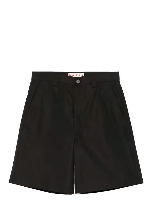 Marni Cotton Shorts - Black