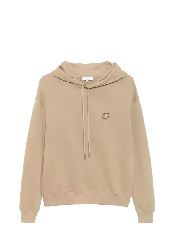 Maison Kitsuné Bold Fox Head Hoodie - Brown