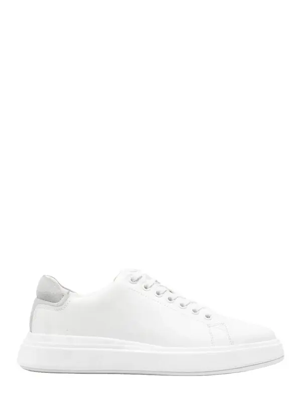 Calvin Klein Leather Sneakers - White