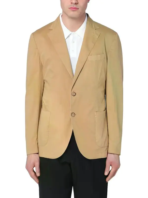 SANTANIELLO Single-breasted Blazer - Neutrals
