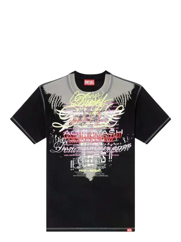 DIESEL® Remaster Capsule T-normac-1 T-shirt - Black