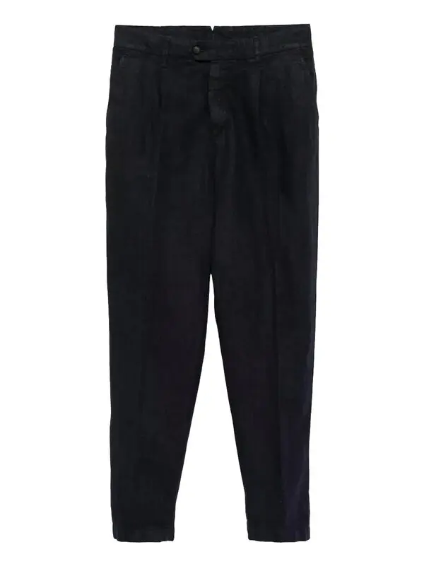 Eleventy Linen Trousers - Blue