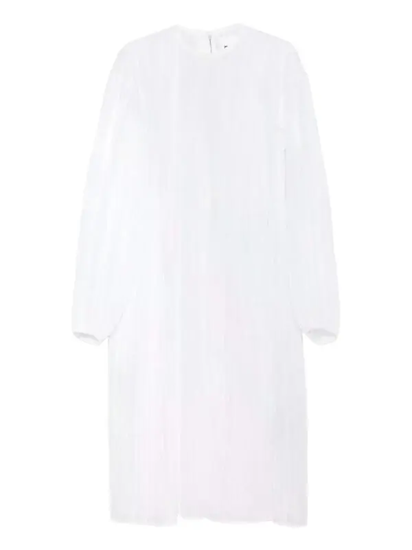 JIL SANDER Plissé Dress - White