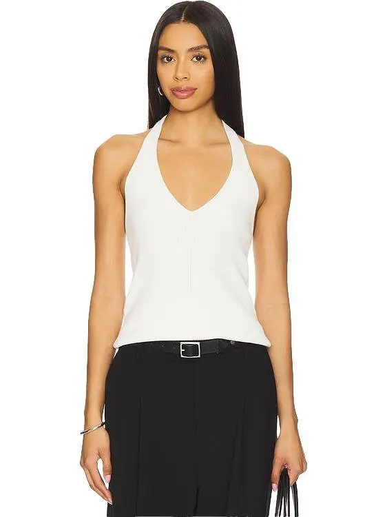 EAVES Alder Knit Halter - Ivory