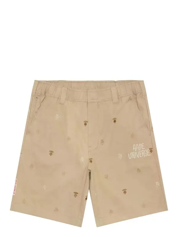 AAPE BY *A BATHING APE® Bermuda Shorts - Neutrals