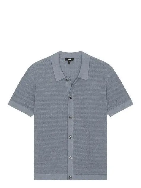 Paige Mendez Knitted Shirt In Grey - Fjord Valley