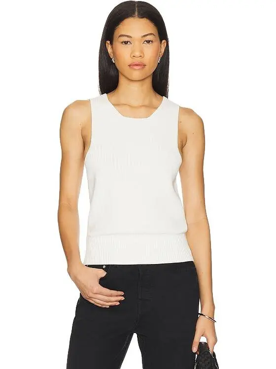 EAVES Lavanda Sleeveless Knit Top - Ivory