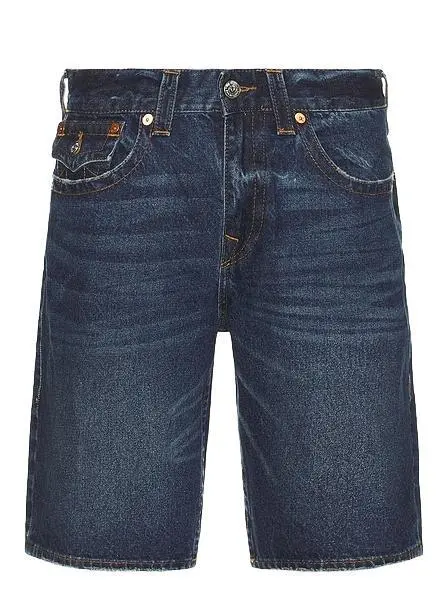 True Religion Bobby Denim Shorts - Indigo Traveler Dark Wash