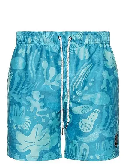 MAUI AND SONS Runner Classic Swim Trunks - Blue
