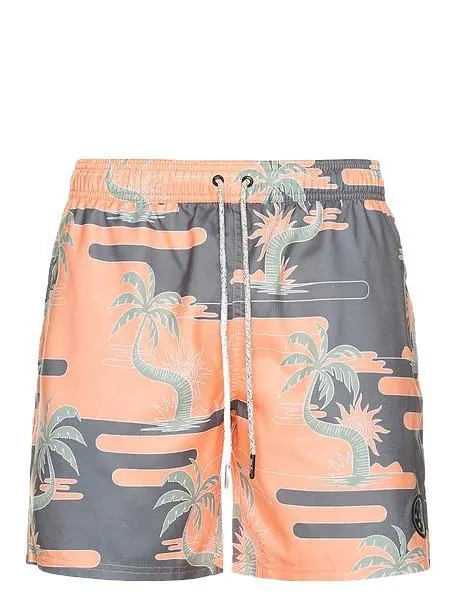 MAUI AND SONS Sol Dias Classic Swim Trunks - Sunset
