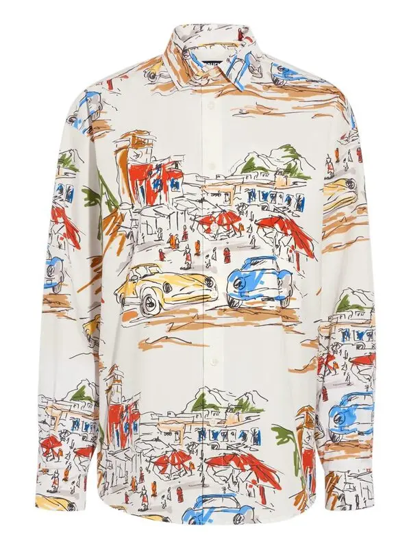 Jacquemus Le Chemise Simon Shirt - Capri Cars Print