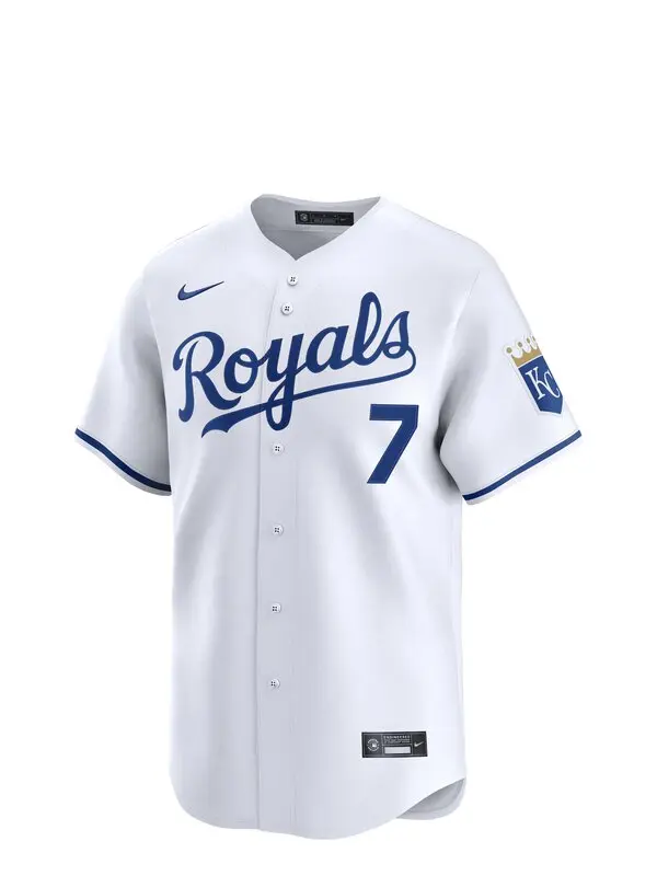 Nike Bobby Witt Jr. Kansas City Royals Dri-fit Adv Mlb Limited Jersey - White