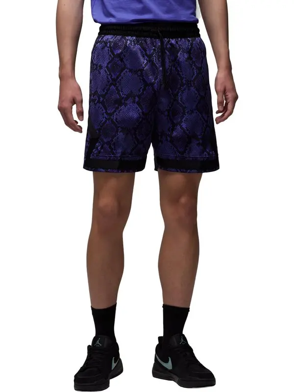 JORDAN Sport Dri-fit Mesh Diamond Shorts - Purple