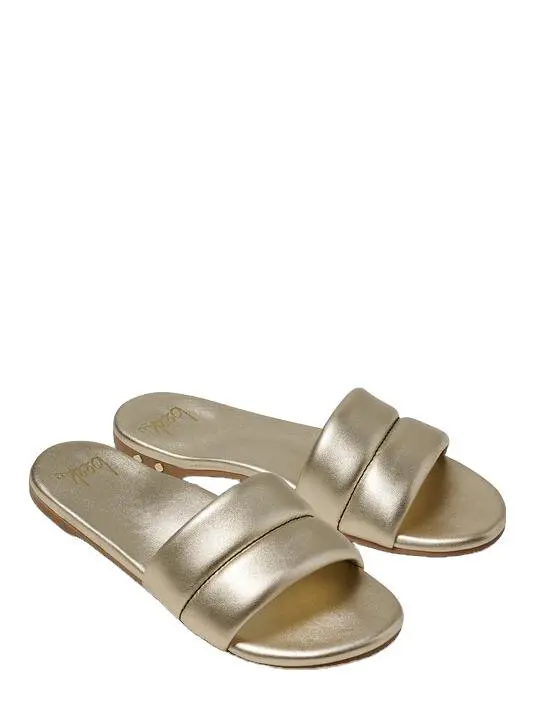 Beek Sugarbird Slide Sandal - Metallic