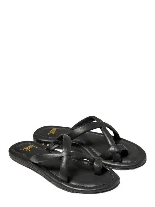 Beek Sungem Leather Sandals - Black