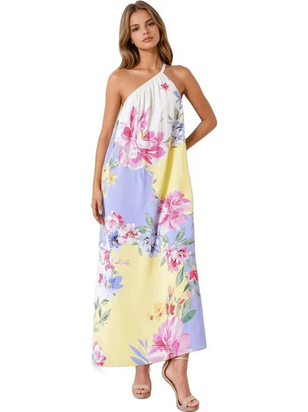 Yumi Kim Diana Maxi Dress In Flower Flow - Natural