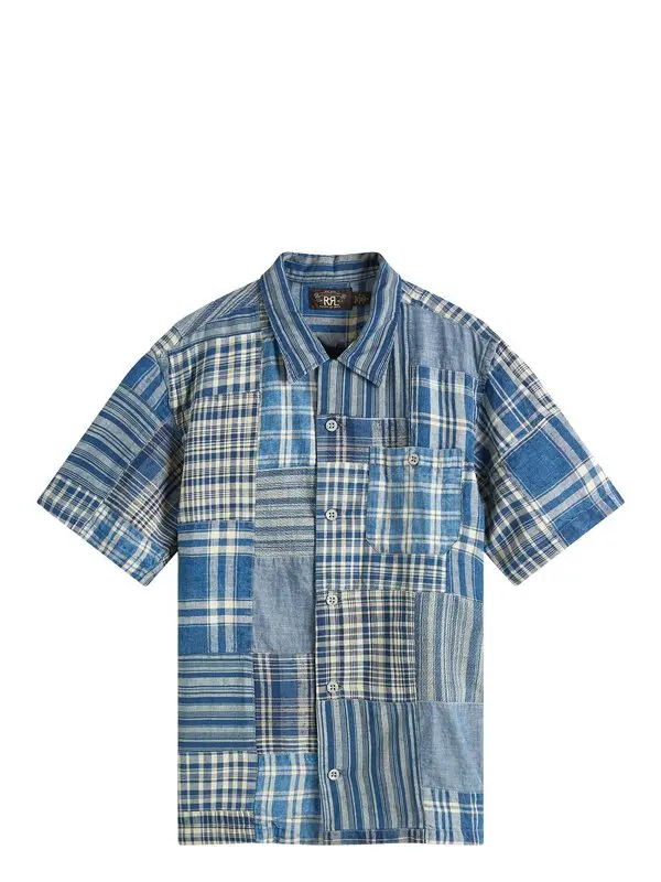 Ralph Lauren Patchwork Vacation Shirt - Rl-746 Indigo Patchwork