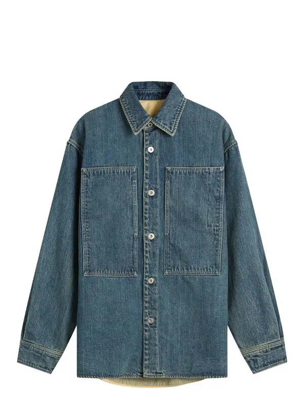 JIL SANDER Relaxed Fit Denim Shirt - Blue