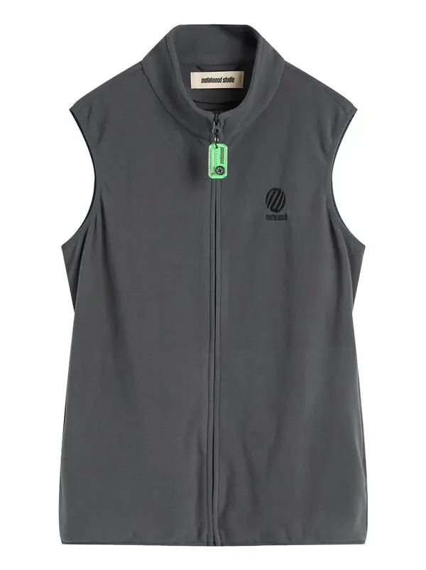 METALWOOD STUDIO Micro Fleece Vest - Steel