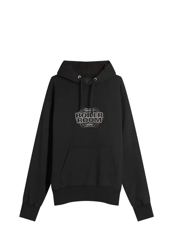 BOILER ROOM World Tour Hoodie - Black