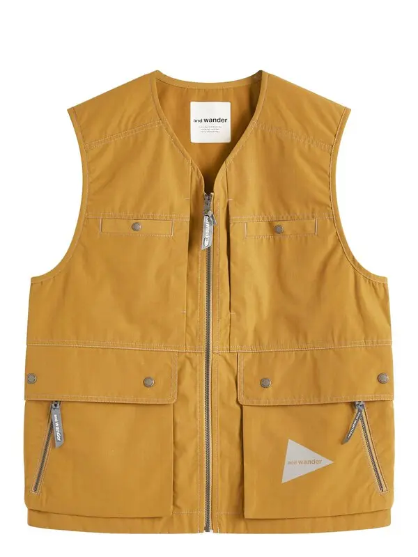 AND WANDER Tough Aramid Vest - Camel