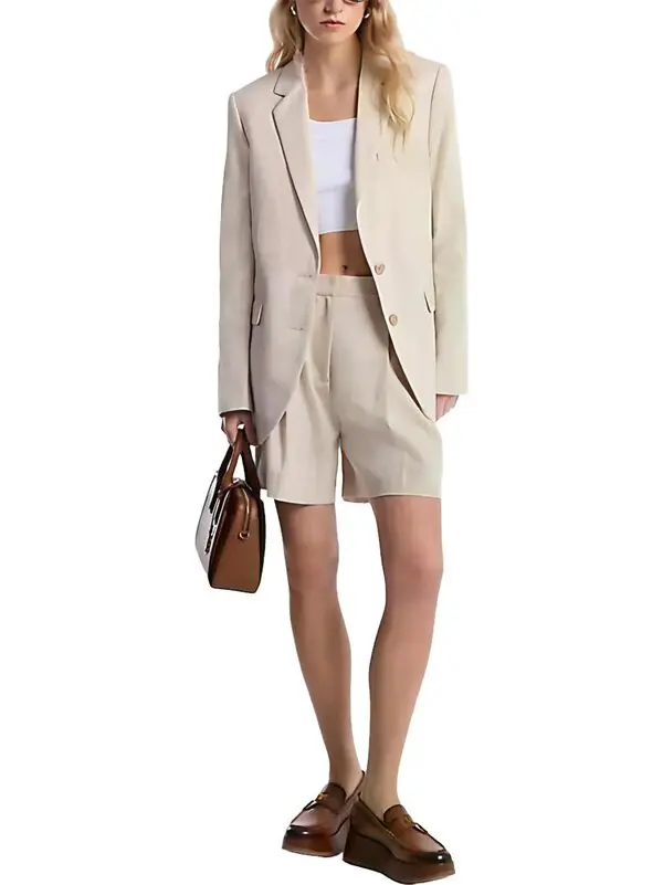 Michael Kors Linen Blazer - Neutrals