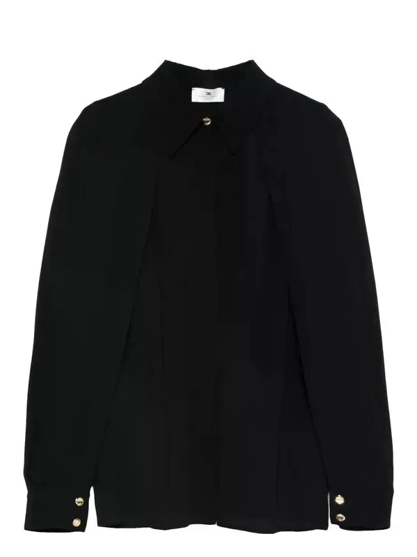 Elisabetta Franchi Crepe Shirt - Black