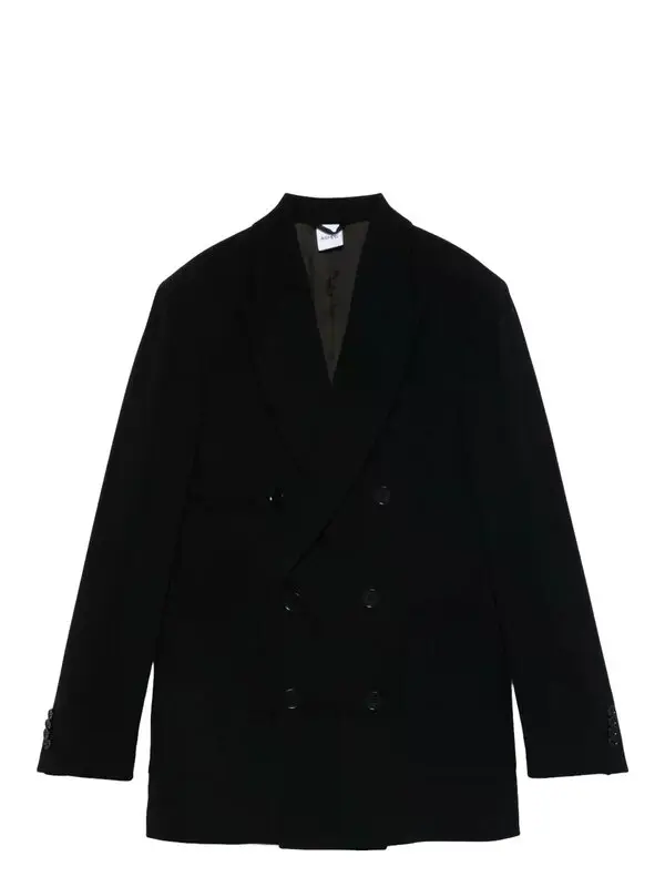 Aspesi Double-breasted Blazer - Black