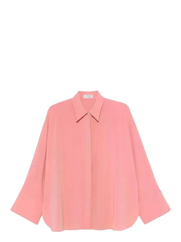 Alberto Biani Pointed-collar Shirt - Pink
