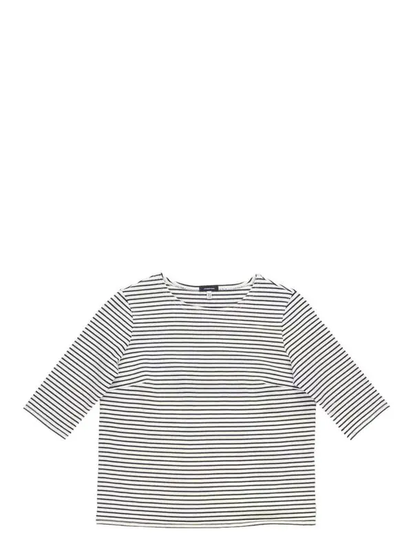 R13 Striped T-shirt - White