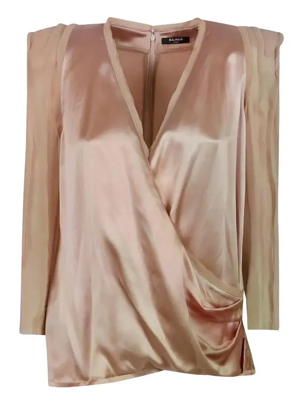 Balmain Silk Blouse - Neutrals