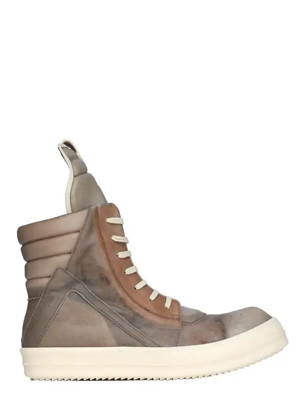 Rick Owens Geobasket High-top Sneakers - Dust/milk