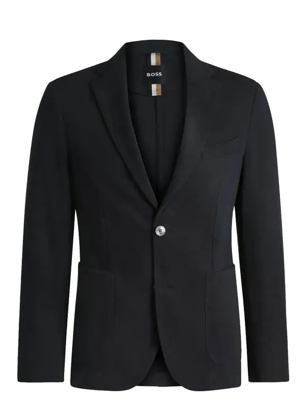 BOSS Cotton-blend Blazer - Blue
