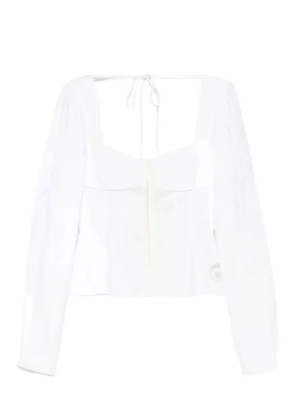 MARINE SERRE Regenerated Shirt - White